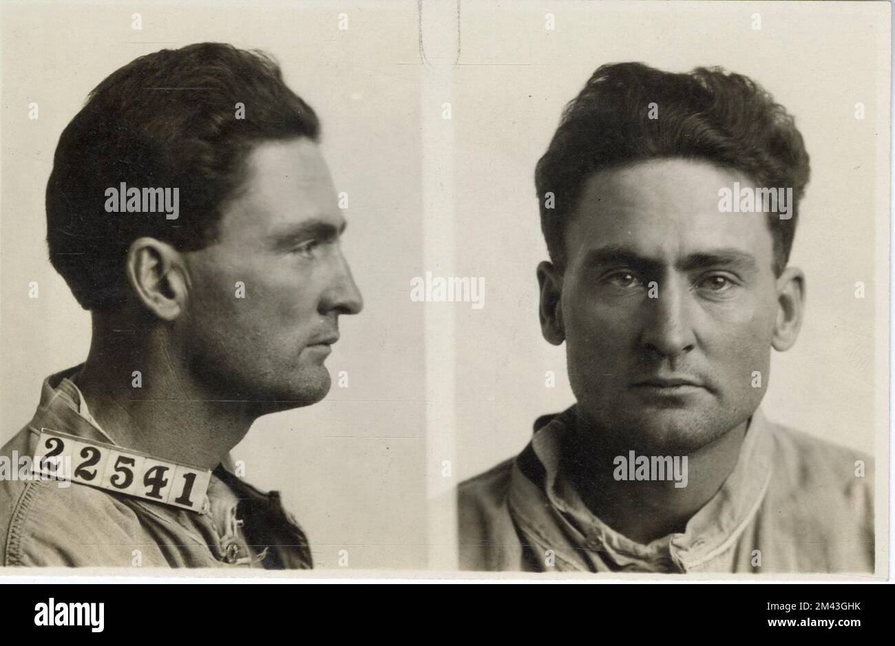 Photograph of John Stratton. Bureau of Prisons, Inmate case files Stock ...