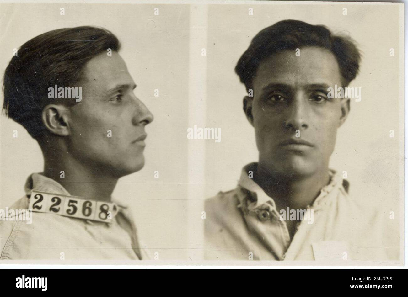 Photograph of Manuel Martinez. Bureau of Prisons, Inmate case files Stock Photo - Alamy