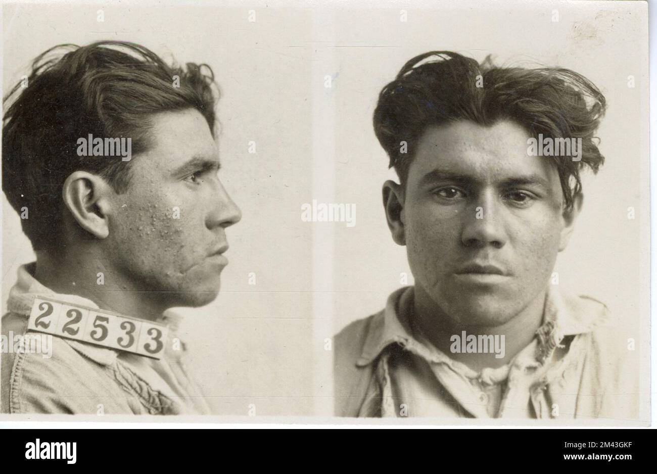 Photograph of Richard Garza. Bureau of Prisons, Inmate case files Stock ...