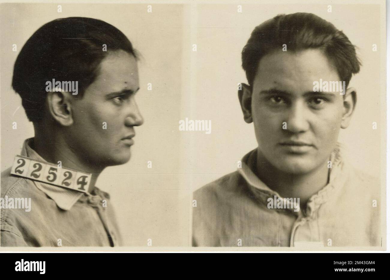 Photograph of Carlos Garcia. Bureau of Prisons, Inmate case files Stock ...
