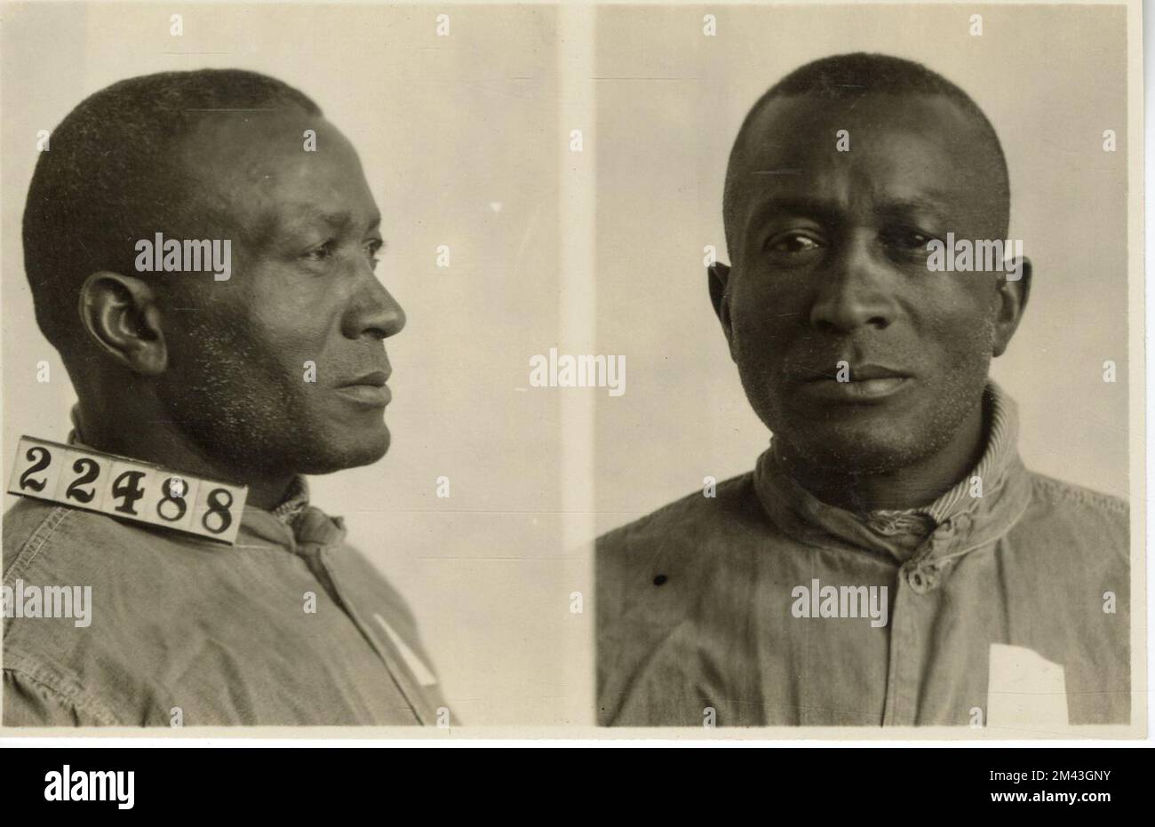 Photograph of Robert Warfield. Bureau of Prisons, Inmate case files ...