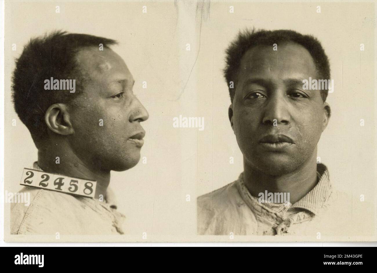 Photograph of James Crouch. Bureau of Prisons, Inmate case files Stock ...