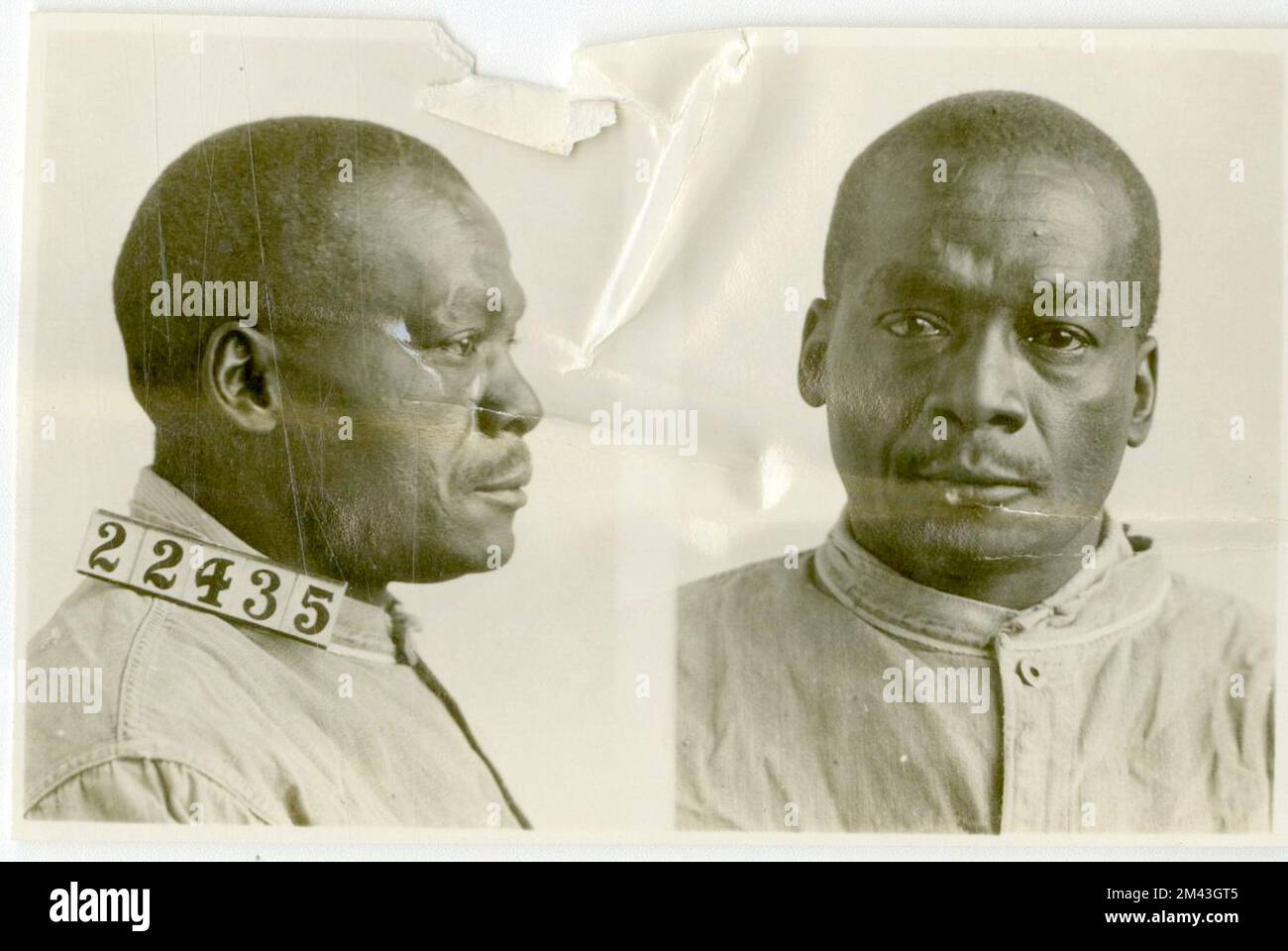 Photograph of Fred Harris. Bureau of Prisons, Inmate case files Stock ...