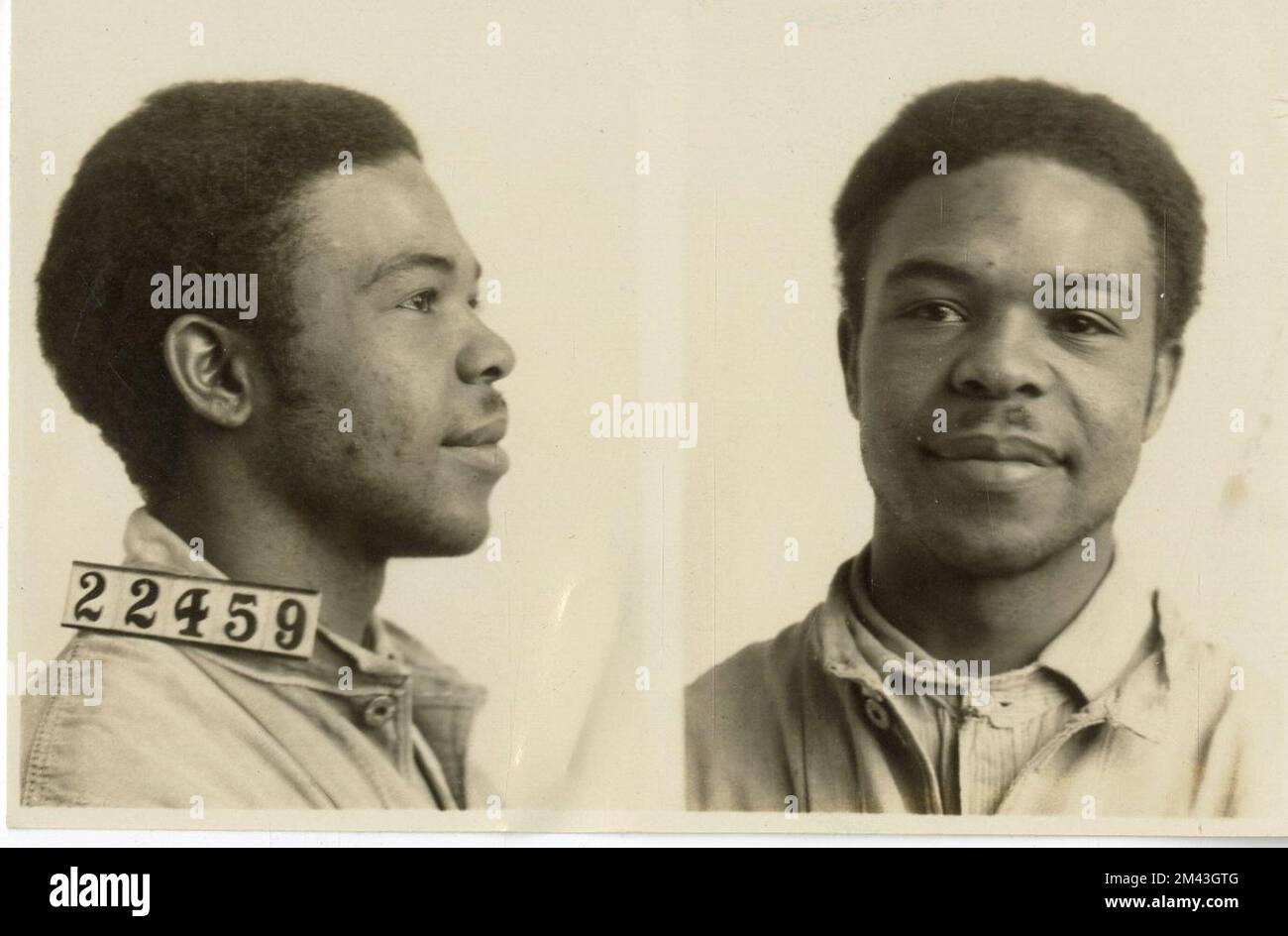 Photograph of Earl Robinson. Bureau of Prisons, Inmate case files Stock ...