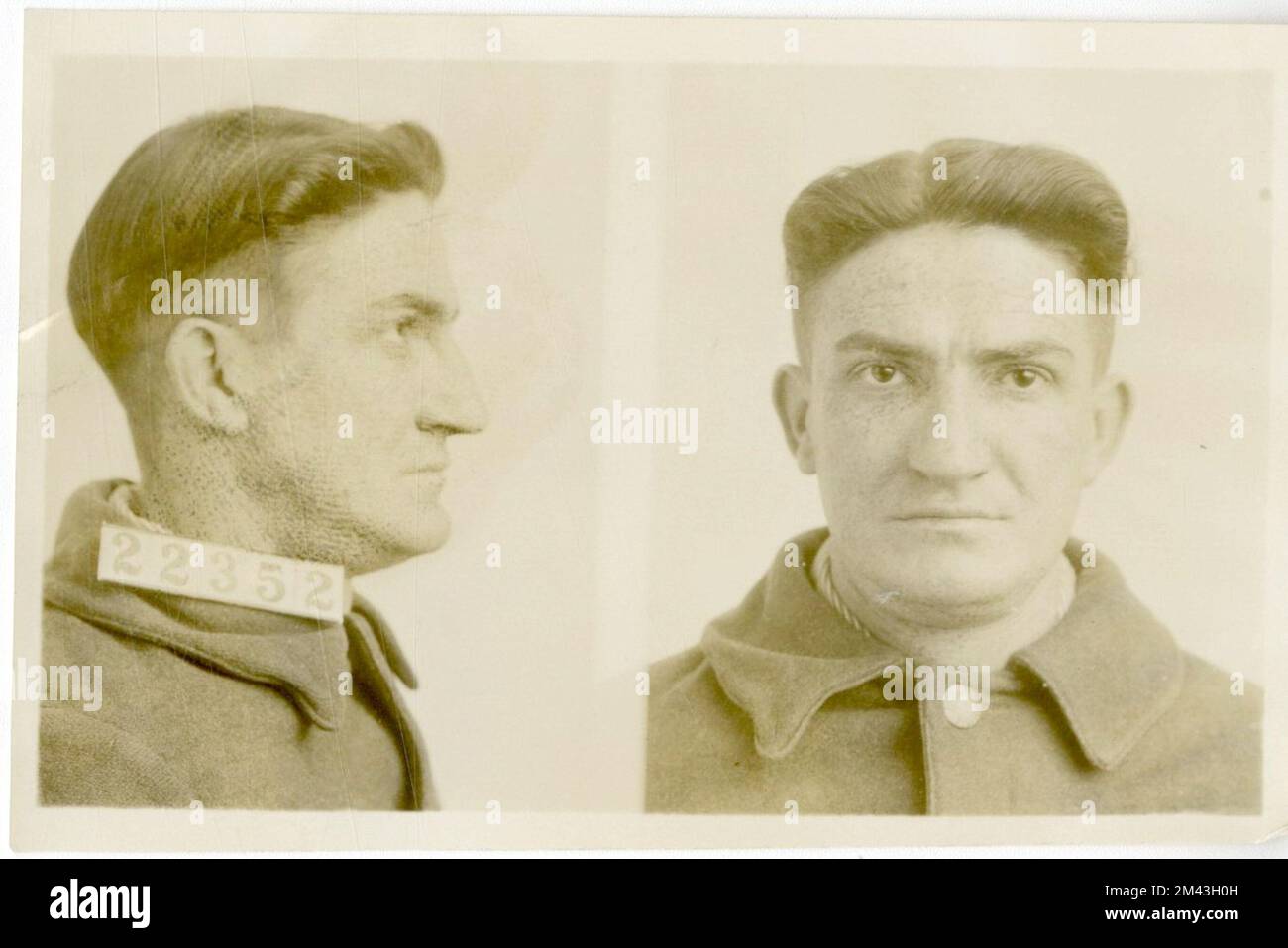 Photograph of W. E. Cole. Bureau of Prisons, Inmate case files Stock ...