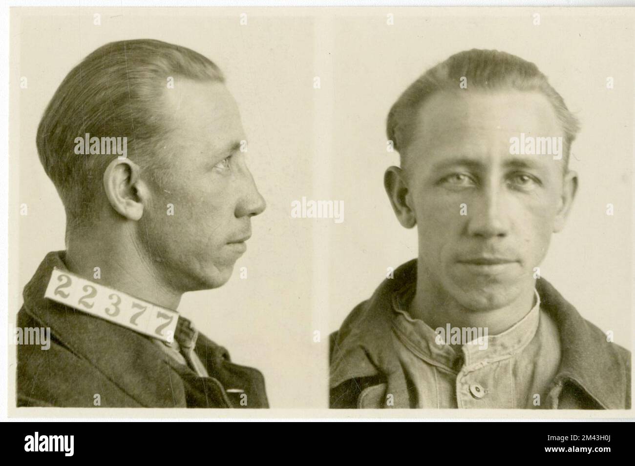 Photograph of Albert Berg. Bureau of Prisons, Inmate case files Stock ...