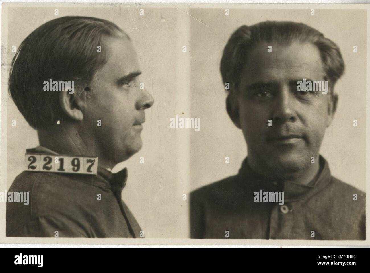 Photograph of Oliver Bower. Bureau of Prisons, Inmate case files Stock ...