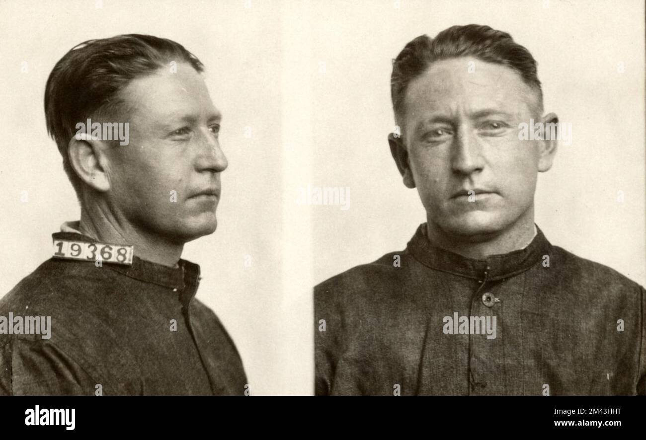 Photograph of Claude Gribble (aka A. B. Crockett). Bureau of Prisons ...