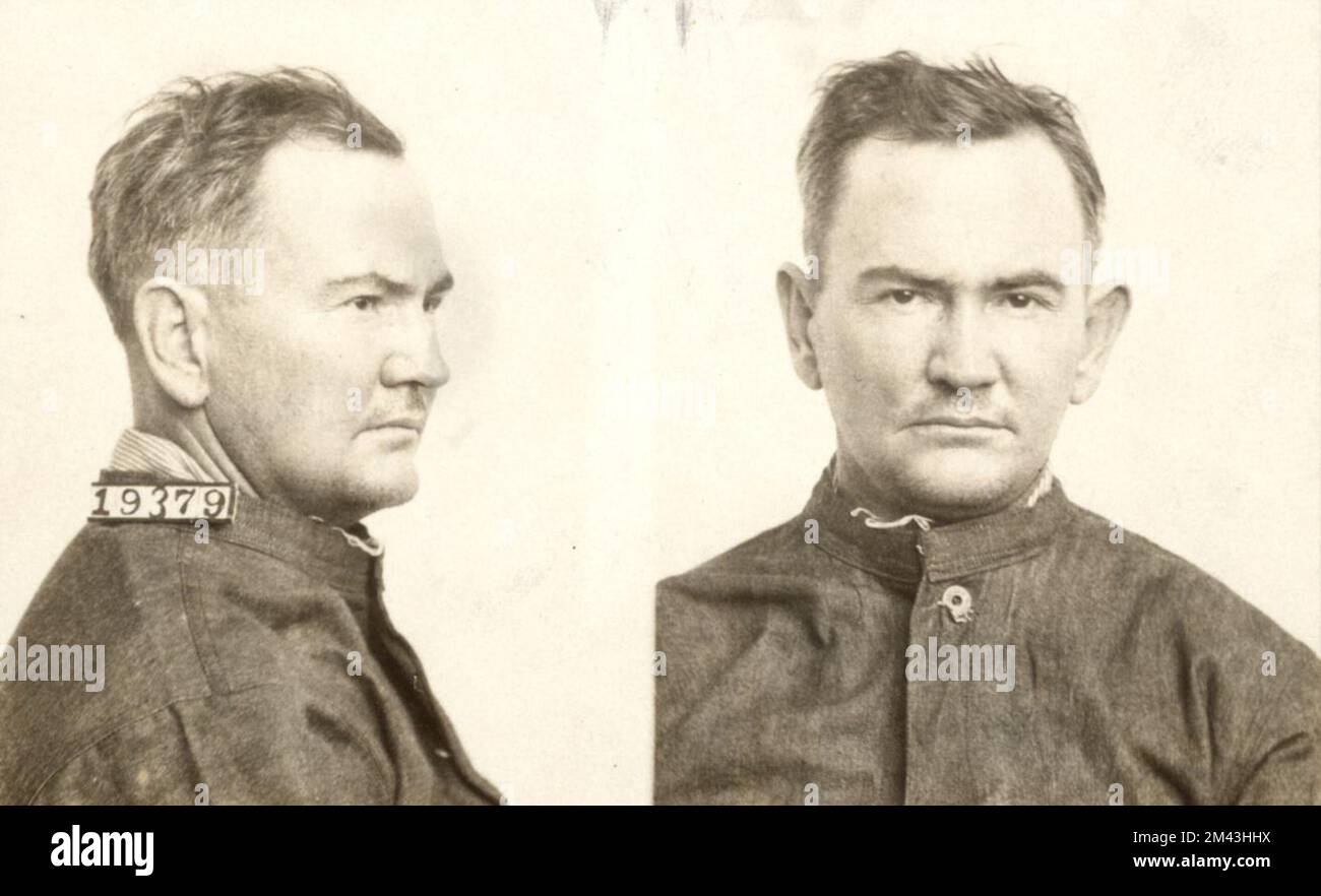 Photograph of James Morgan (aka J. Slaten). Bureau of Prisons, Inmate ...