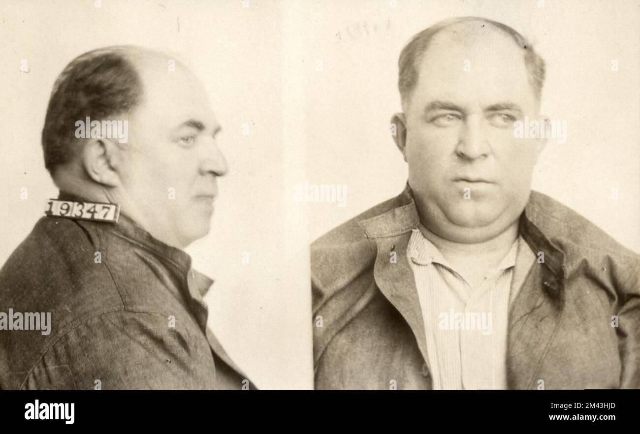 Photograph of Thomas Madden. Bureau of Prisons, Inmate case files Stock ...