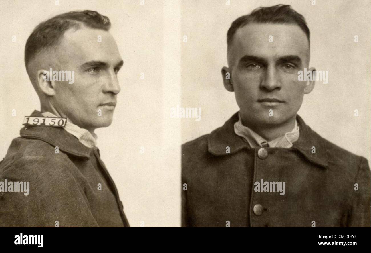 Photograph of C. R. Jones. Bureau of Prisons, Inmate case files Stock ...