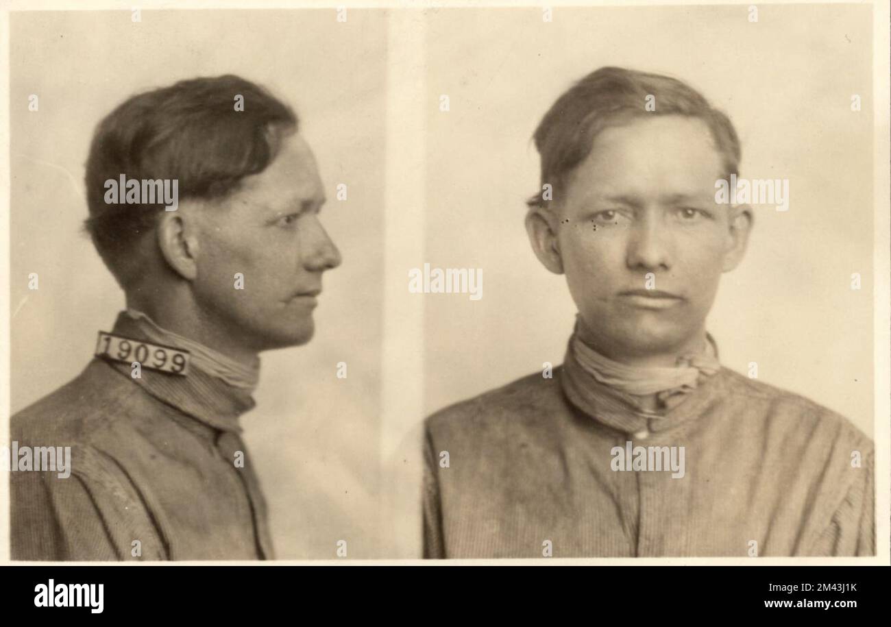 Photograph of James Cooley. Bureau of Prisons, Inmate case files Stock ...