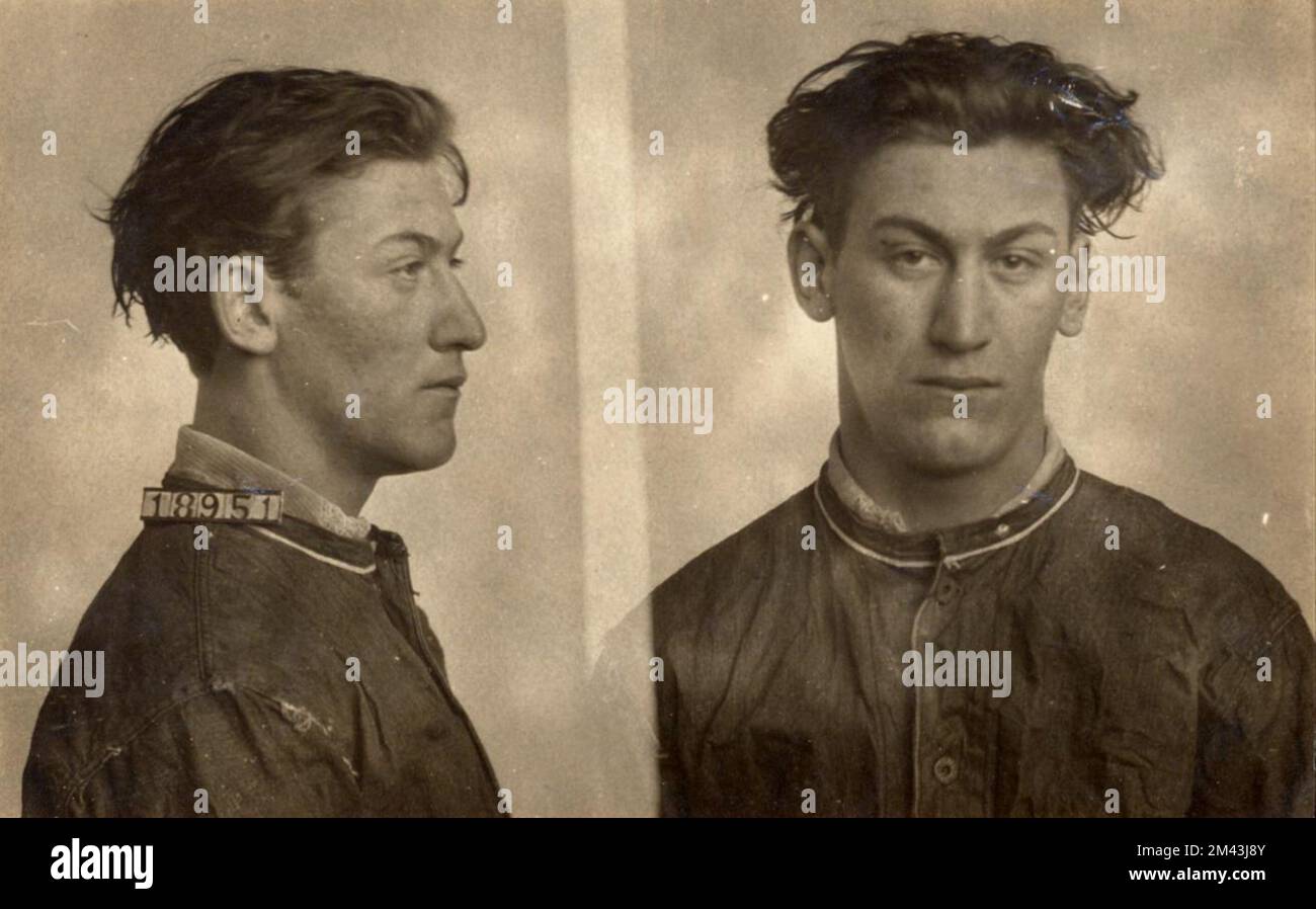 Photograph of Franklin Kleine. Bureau of Prisons, Inmate case files ...