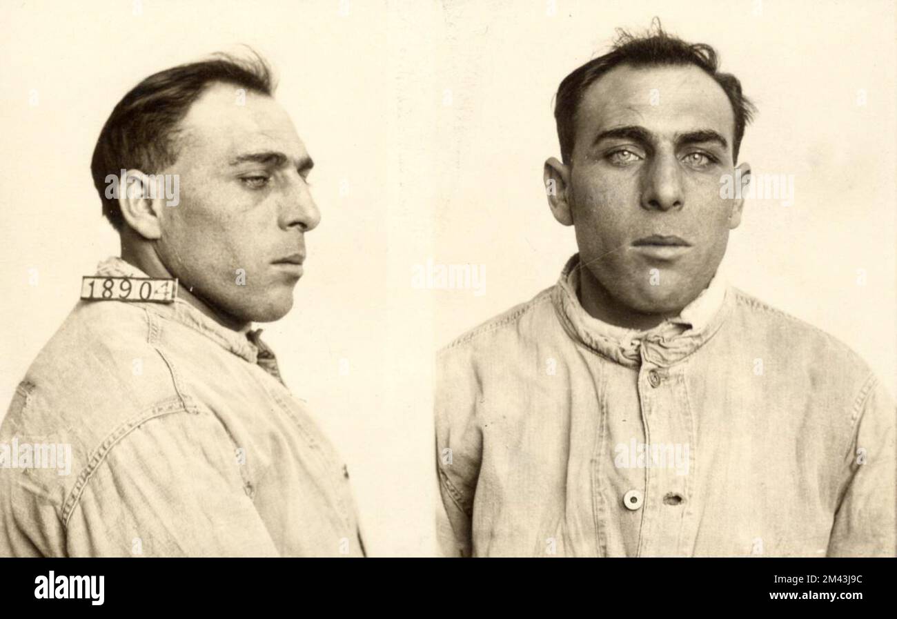 Photograph of Louis Marino. Bureau of Prisons, Inmate case files Stock ...