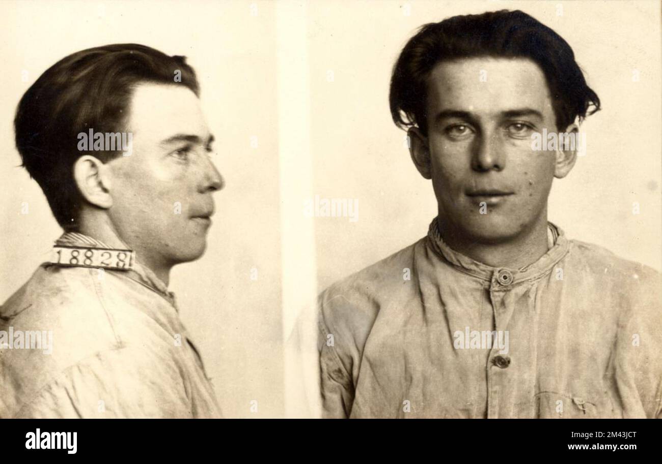 Photograph of Elmer G. Johnson (aka Joe Carson). Bureau of Prisons ...