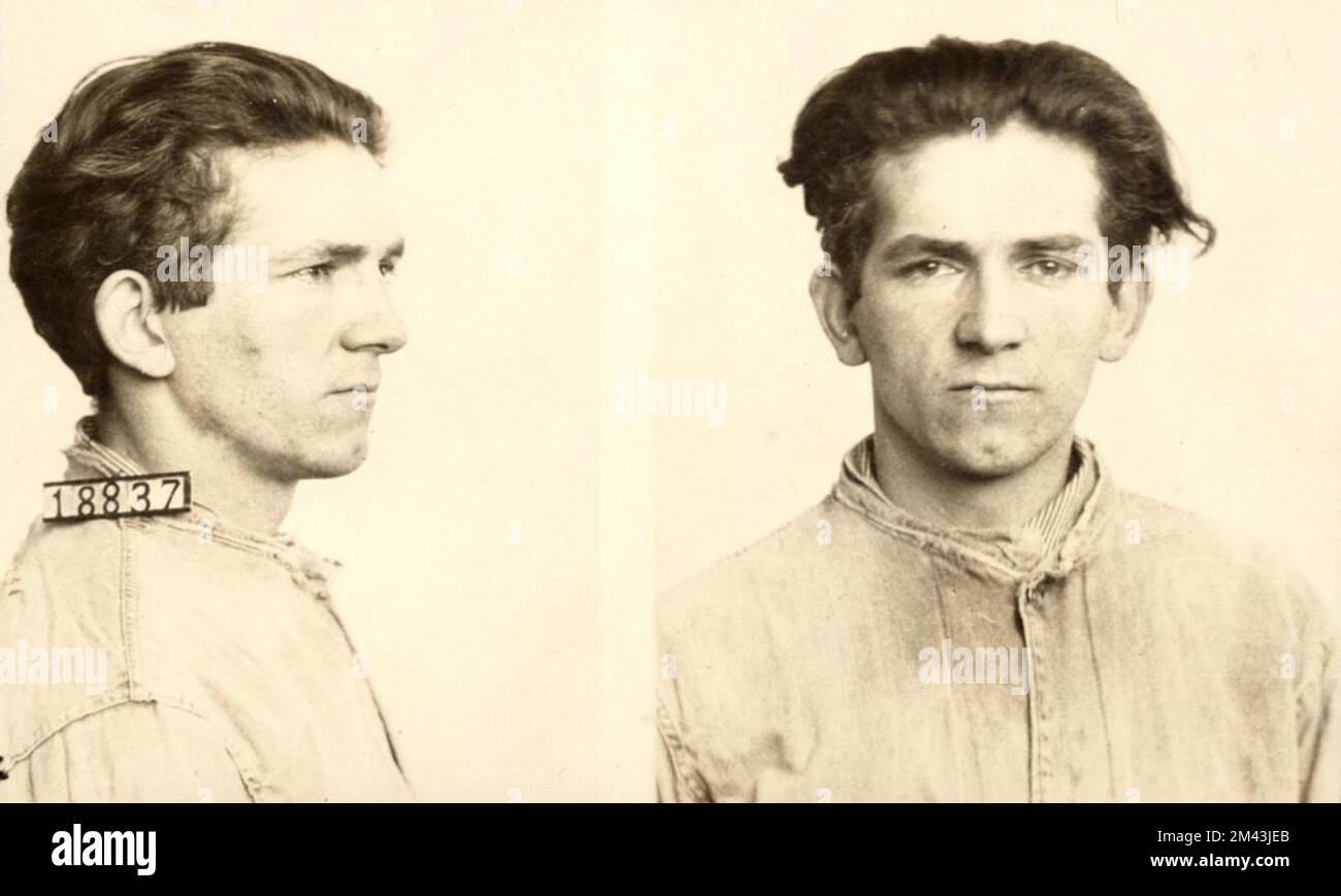 Photograph of William James. Bureau of Prisons, Inmate case files Stock ...