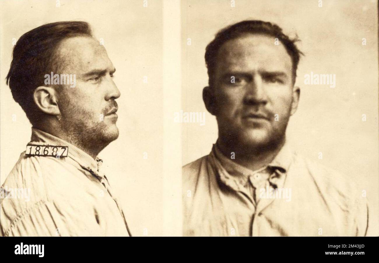 Photograph of Harold Von Waggoner (aka Harry Vance West). Bureau of ...