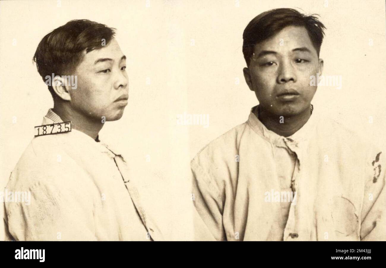 Photograph of Wong Lee. Bureau of Prisons, Inmate case files Stock ...