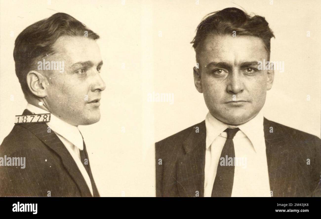 Photograph of George Elmer (aka Elmer Glitsth). Bureau of Prisons ...