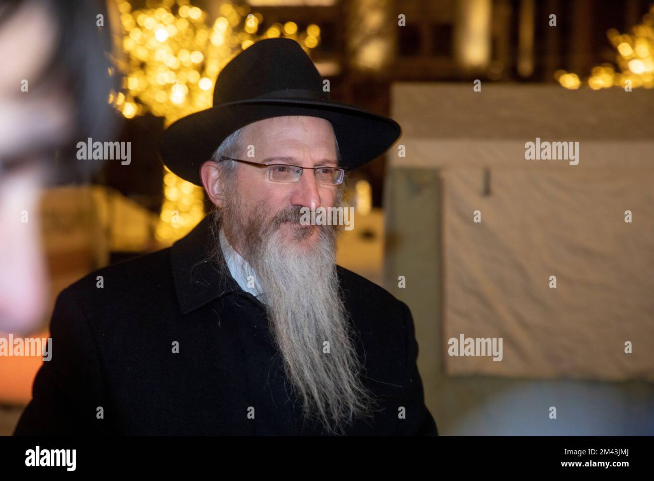 Moscow, Russia. 18th of December, 2022. Chief Rabbi of Russia Berel ...