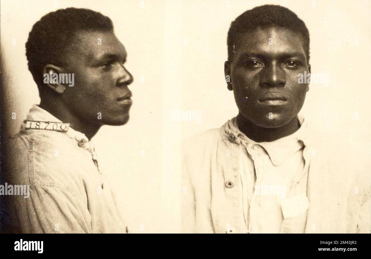 Photograph of Dewey Johnson. Bureau of Prisons, Inmate case files Stock ...