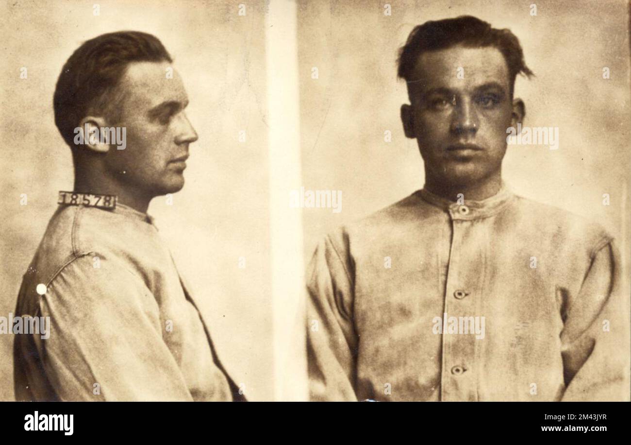 Photograph of Sophus P. Hansen. Bureau of Prisons, Inmate case files ...