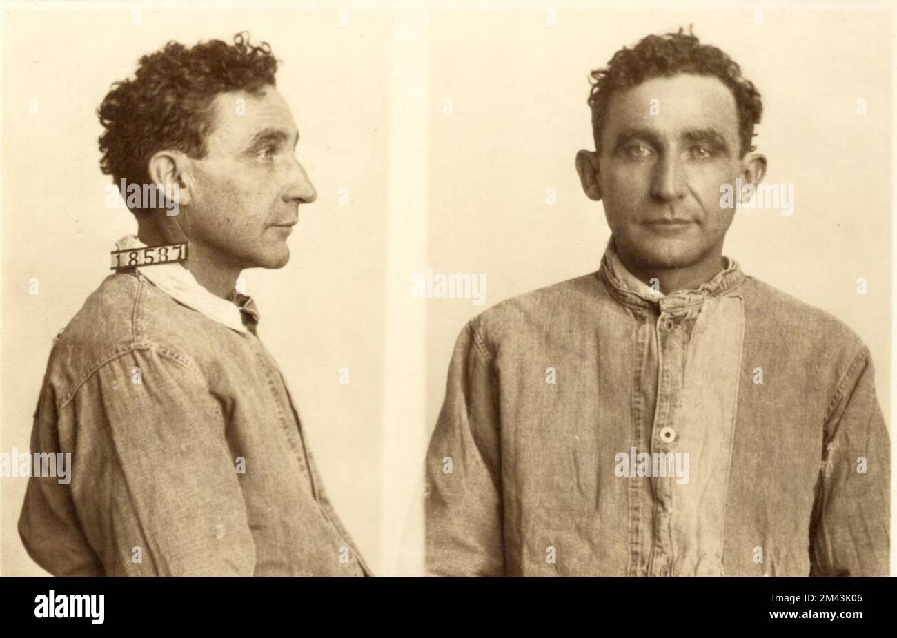 Photograph of Jim Oliver (aka James D. Oliver). Bureau of Prisons ...