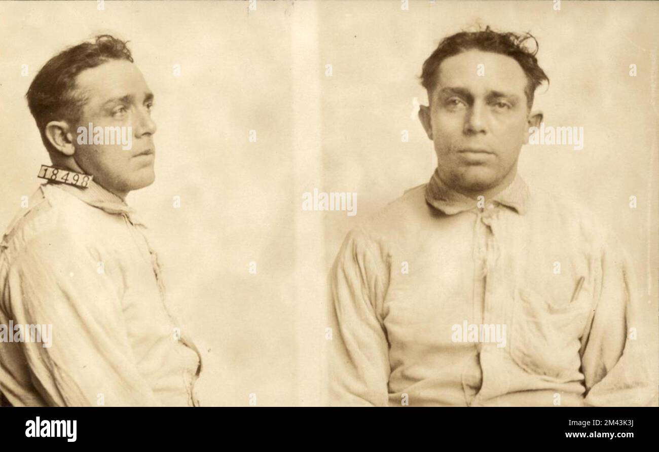 Photograph of E. C. Rockefeller (aka E. C. Rollins). Bureau of Prisons ...