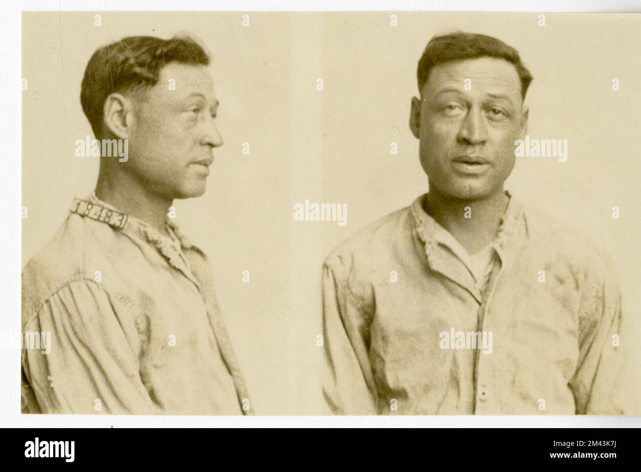 Photograph of Robert Aaron. Bureau of Prisons, Inmate case files Stock ...