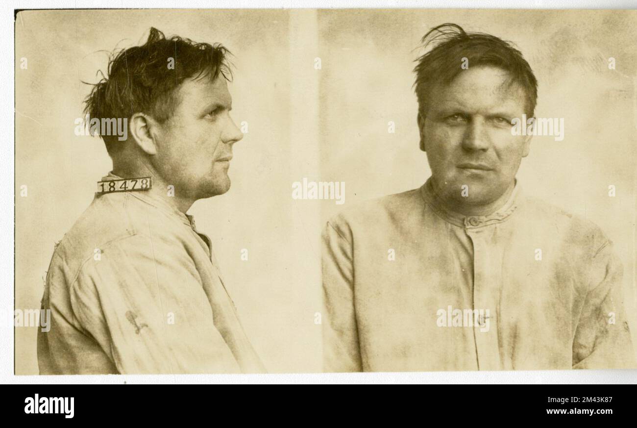 Photograph of Carl Munson. Bureau of Prisons, Inmate case files Stock ...