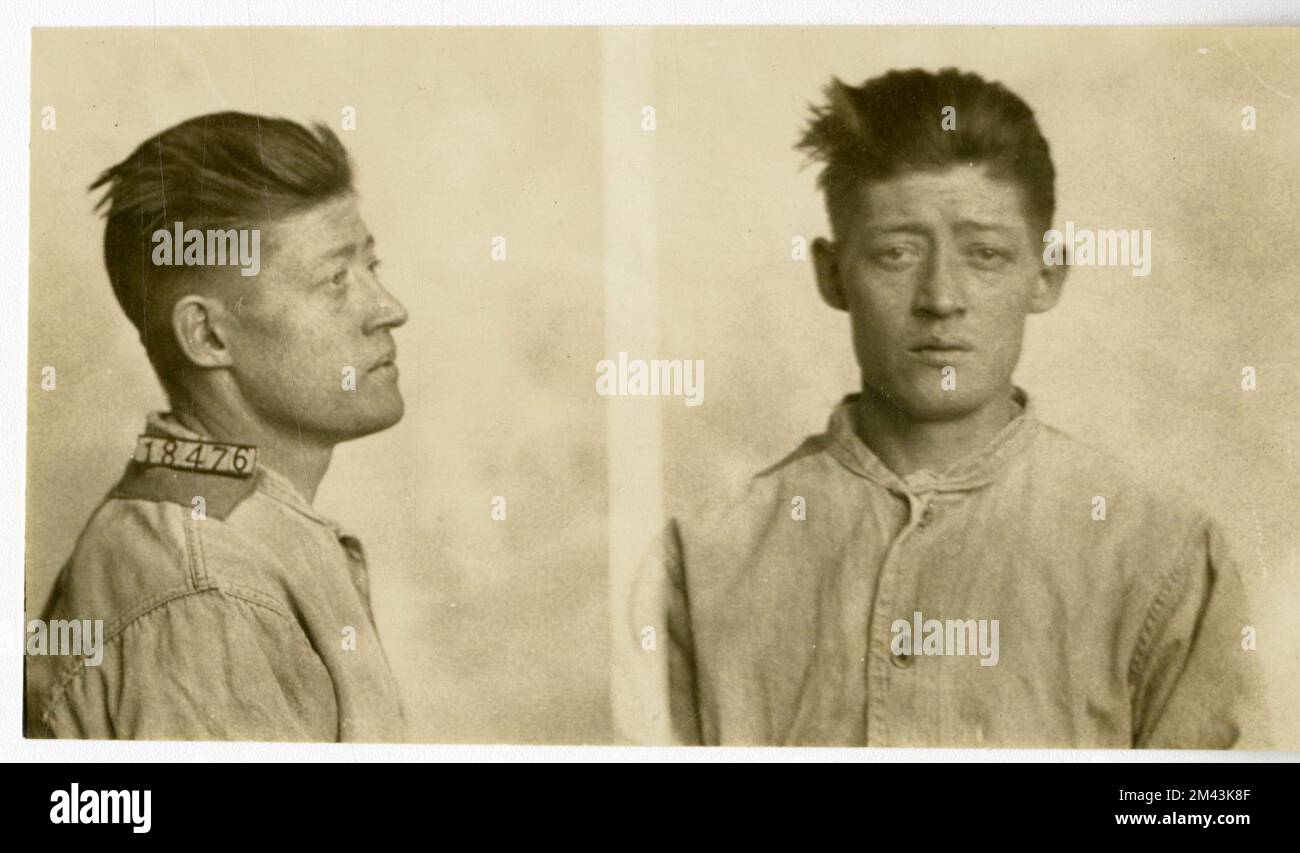 Photograph of Lewis Carter. Bureau of Prisons, Inmate case files Stock ...