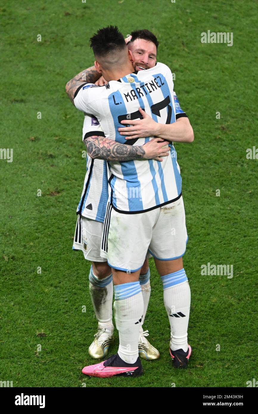 Lusail, Qatar. 18th Dec, 2022. Soccer, World Cup, Argentina - France ...