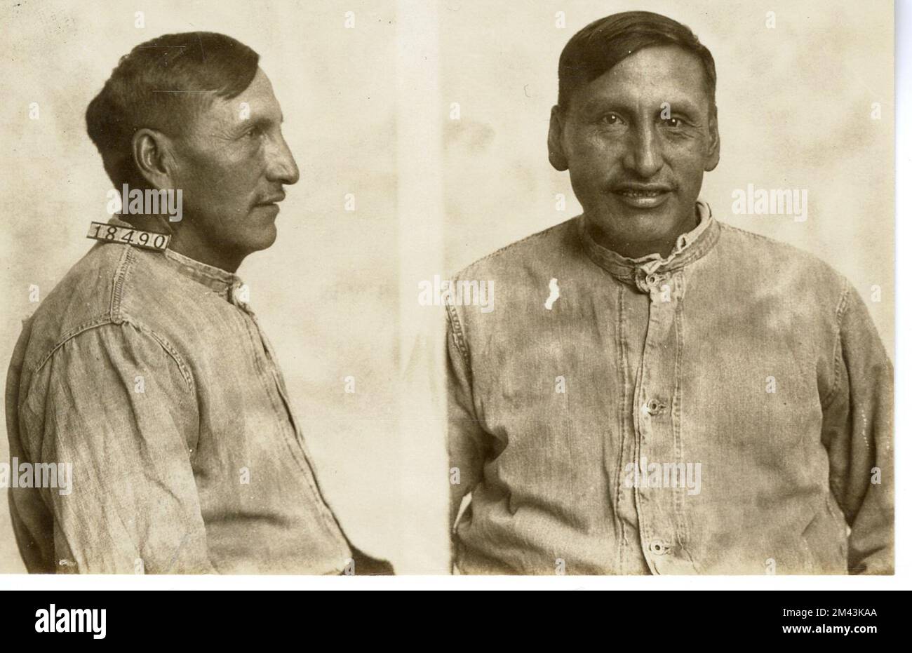 Photograph of Benjamin Charging Hawk. Bureau of Prisons, Inmate case ...