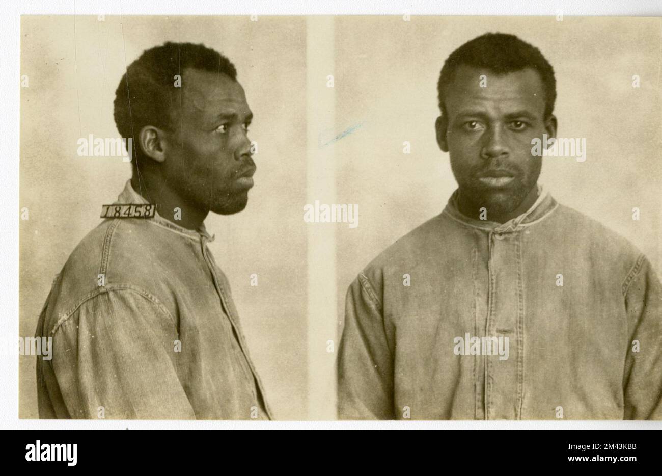 Photograph of Oliver Frazer. Bureau of Prisons, Inmate case files Stock ...