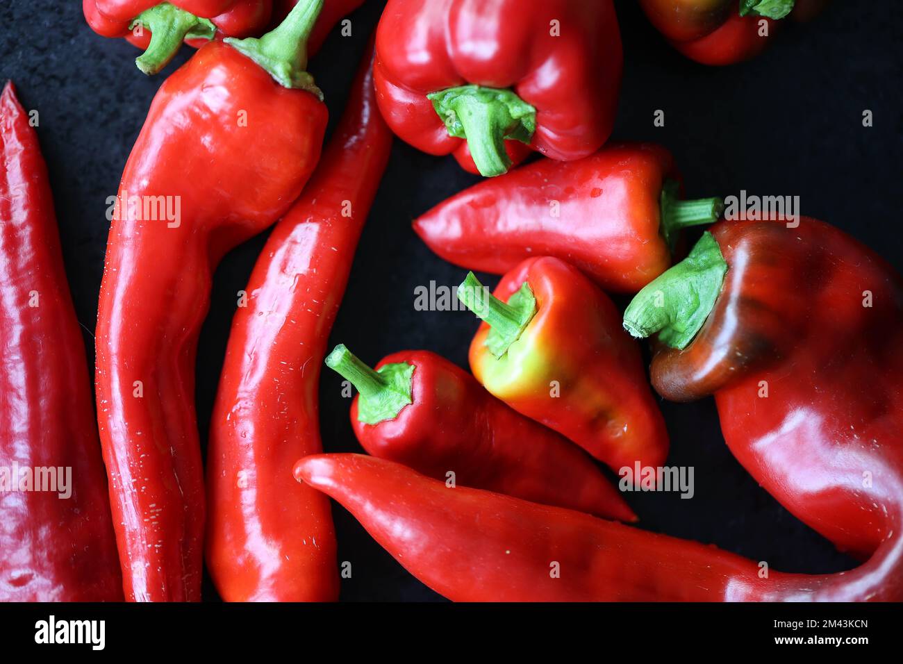 Paprika hintergrund hi-res stock photography and images - Alamy