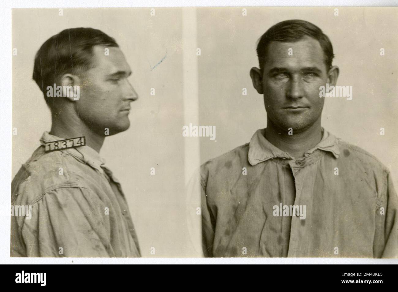 Photograph of Fred Walker. Bureau of Prisons, Inmate case files Stock ...