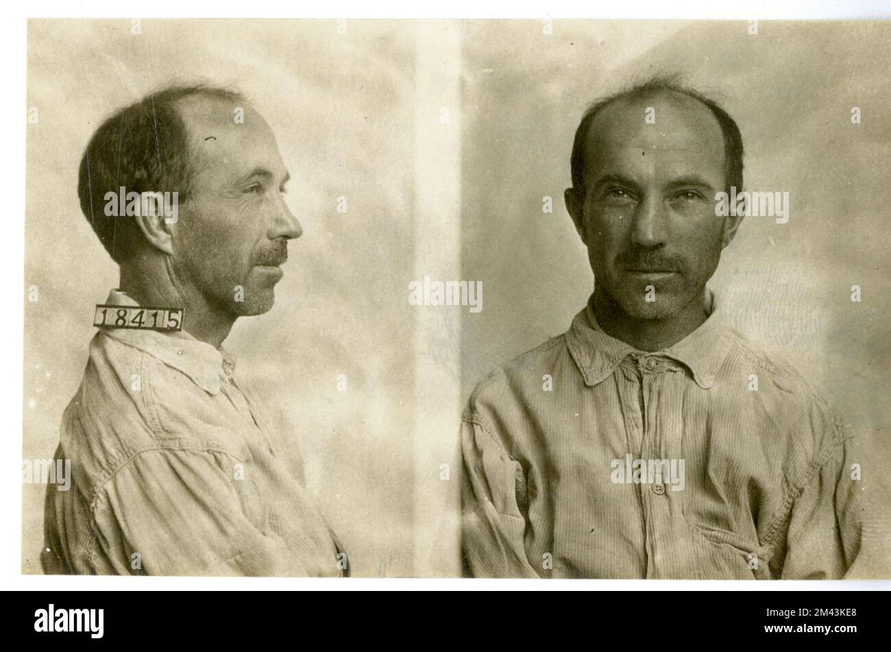 Photograph of George W. Stratton. Bureau of Prisons, Inmate case files ...