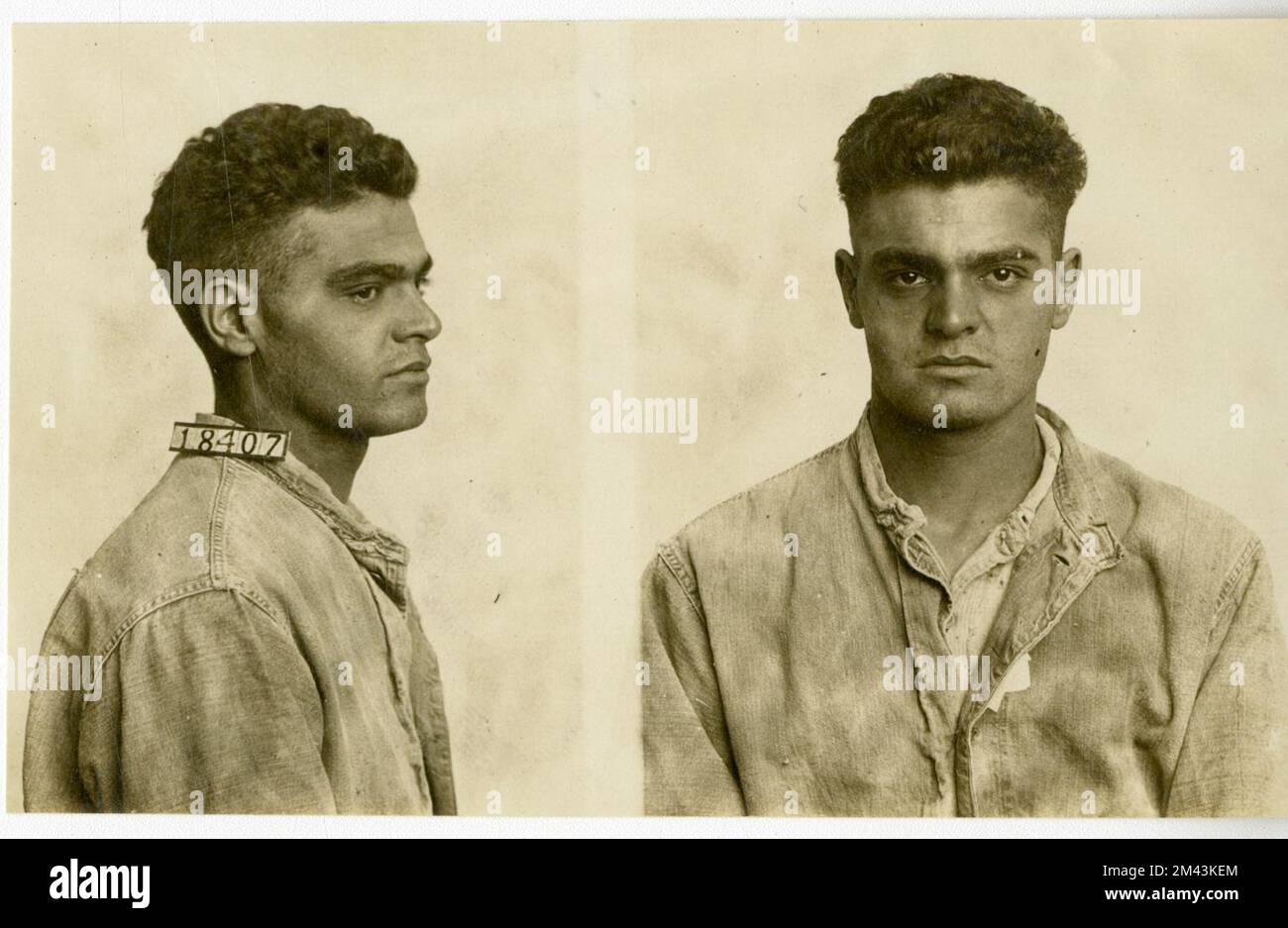 Photograph of Albert Matone. Bureau of Prisons, Inmate case files Stock ...