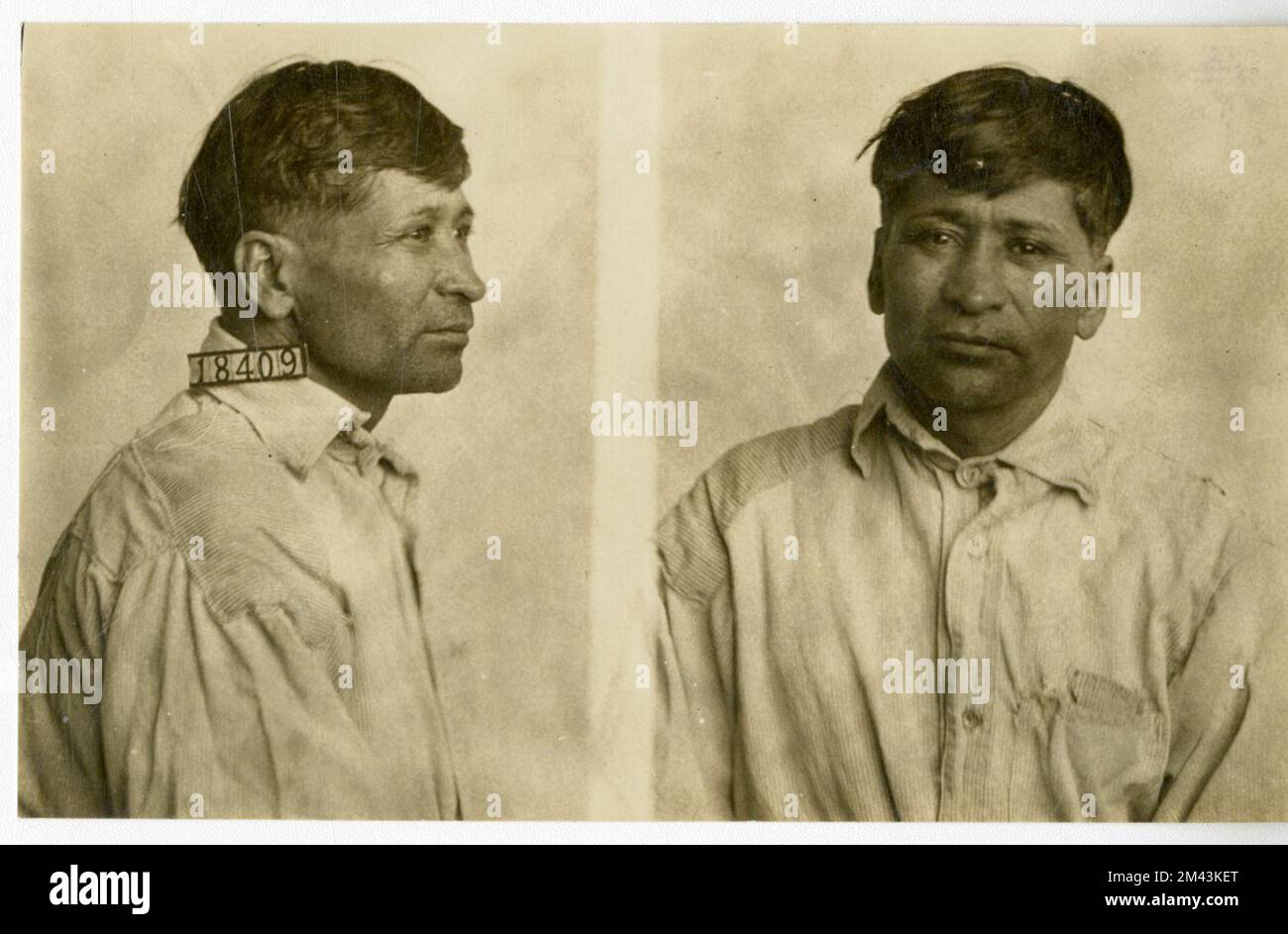 Photograph of Jose Santigo. Bureau of Prisons, Inmate case files Stock ...