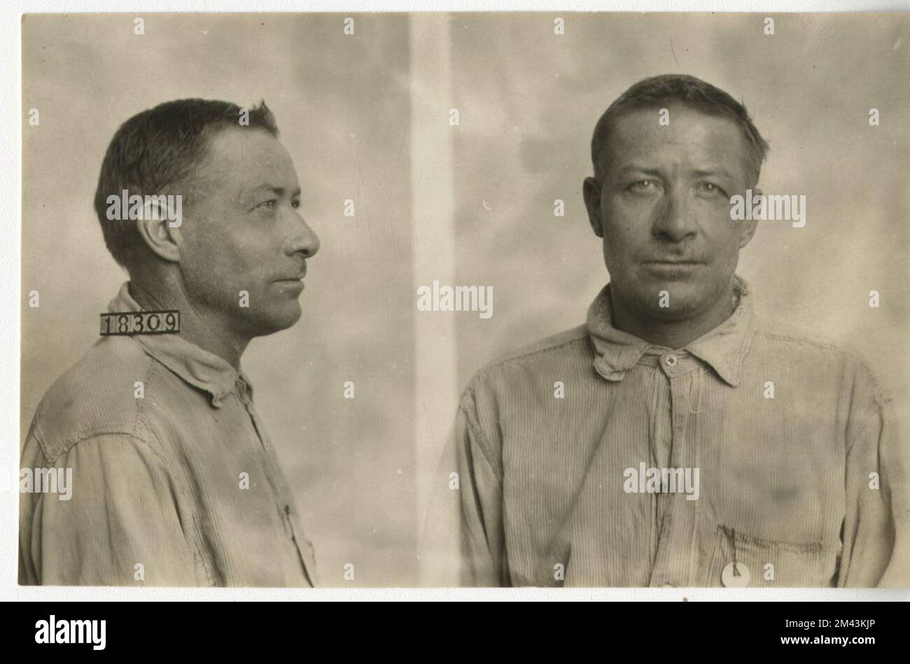 Photograph of Fred Hart. Bureau of Prisons, Inmate case files Stock ...