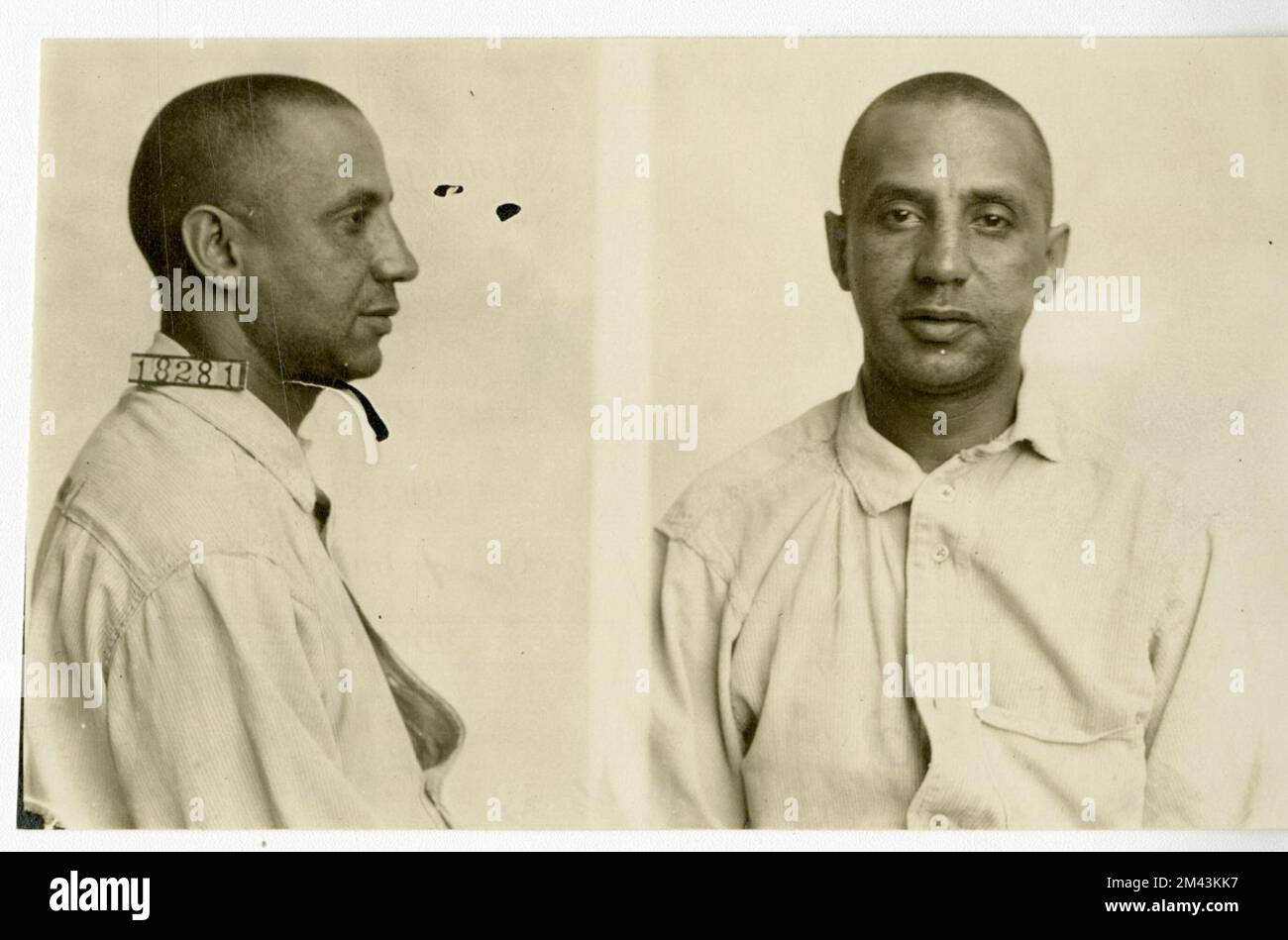 Photograph of Arthur Burton. Bureau of Prisons, Inmate case files Stock ...