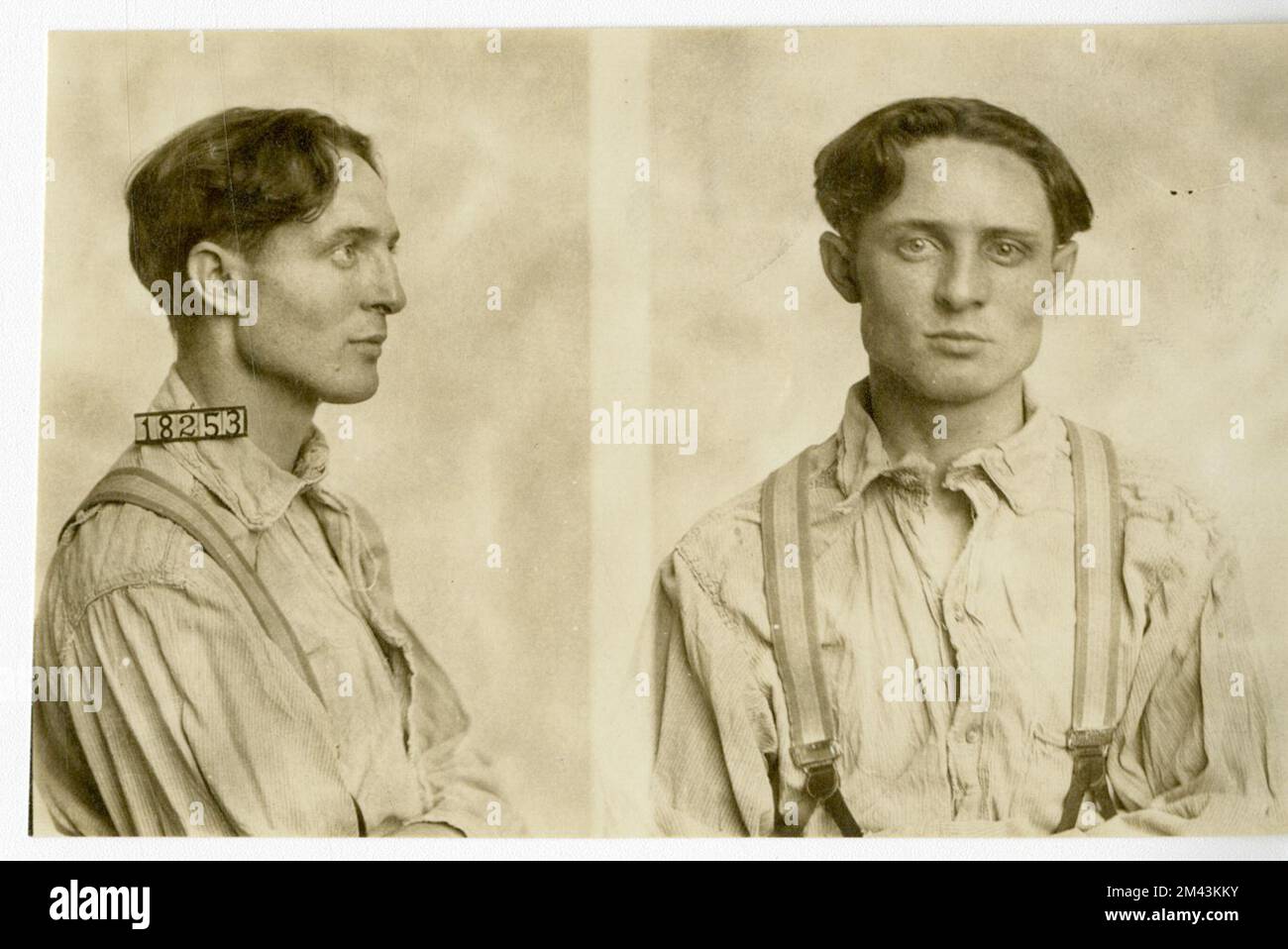 Photograph of Alois Wiegers. Bureau of Prisons, Inmate case files Stock ...