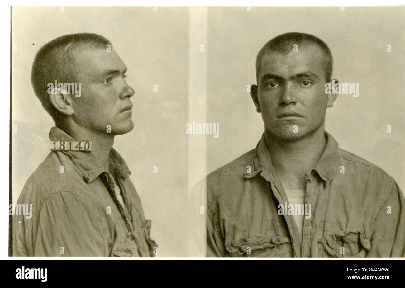 Photograph of Gilbert Jones. Bureau of Prisons, Inmate case files Stock ...