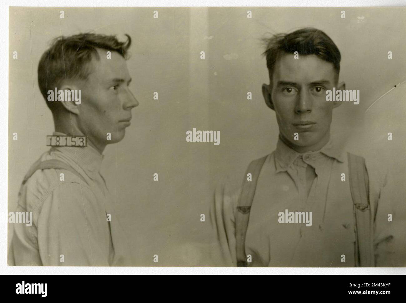 Photograph of G. R. Miller. Bureau of Prisons, Inmate case files Stock ...