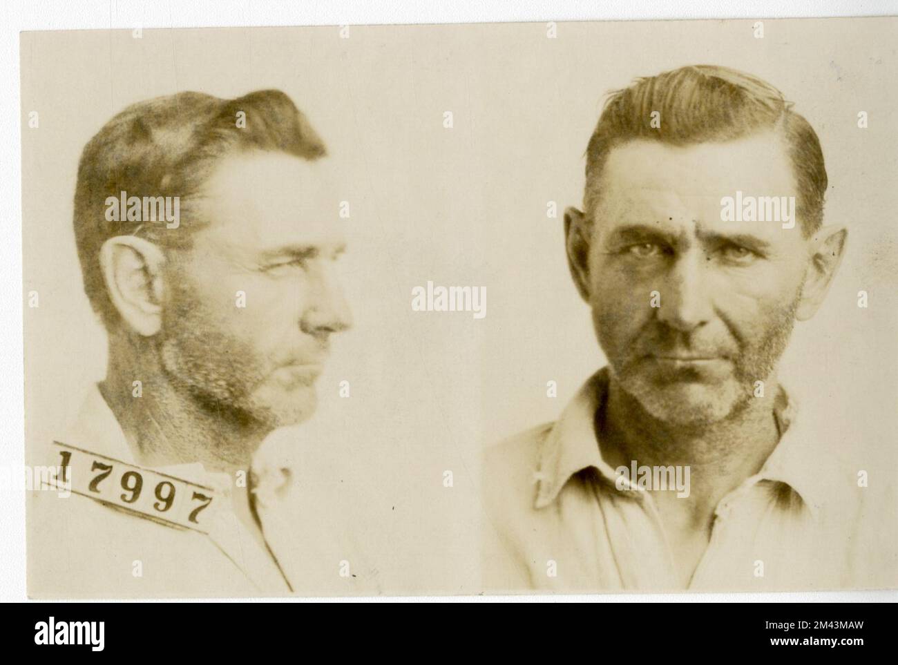 Photograph of Fred Watts. Bureau of Prisons, Inmate case files Stock ...