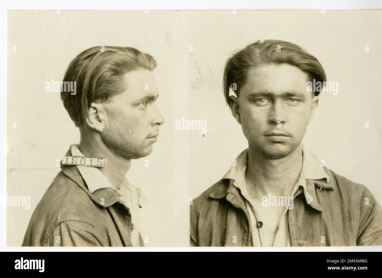 Photograph of Albert Murphy. Bureau of Prisons, Inmate case files Stock ...