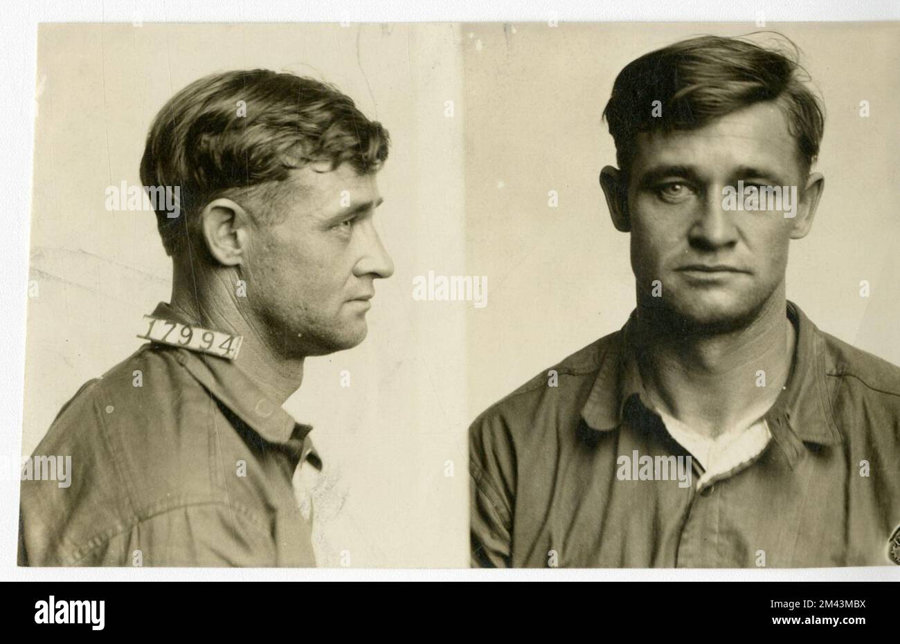 Photograph of Harry Thomas. Bureau of Prisons, Inmate case files Stock ...