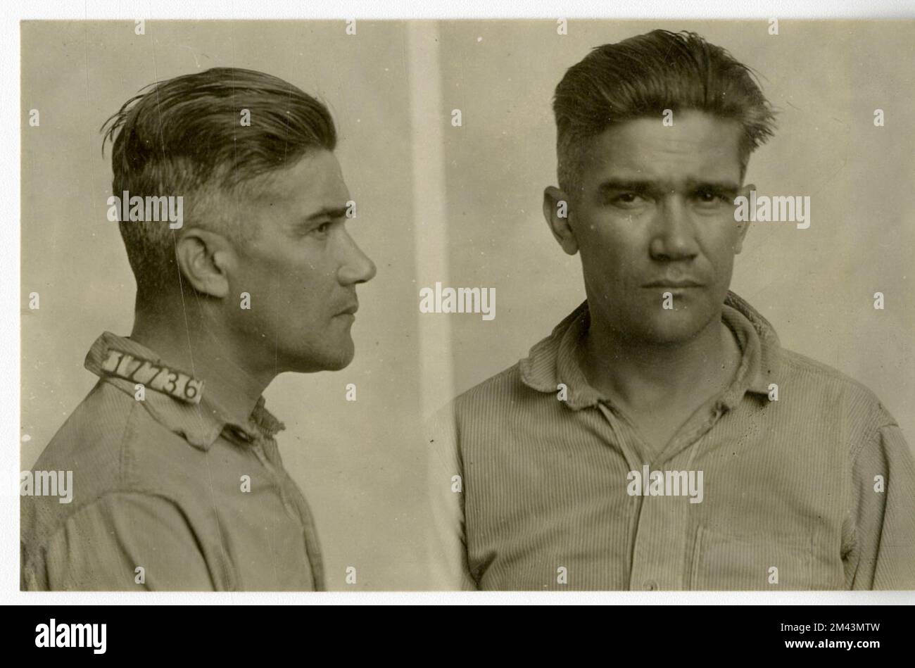 Photograph of Ed Clark. Bureau of Prisons, Inmate case files Stock ...