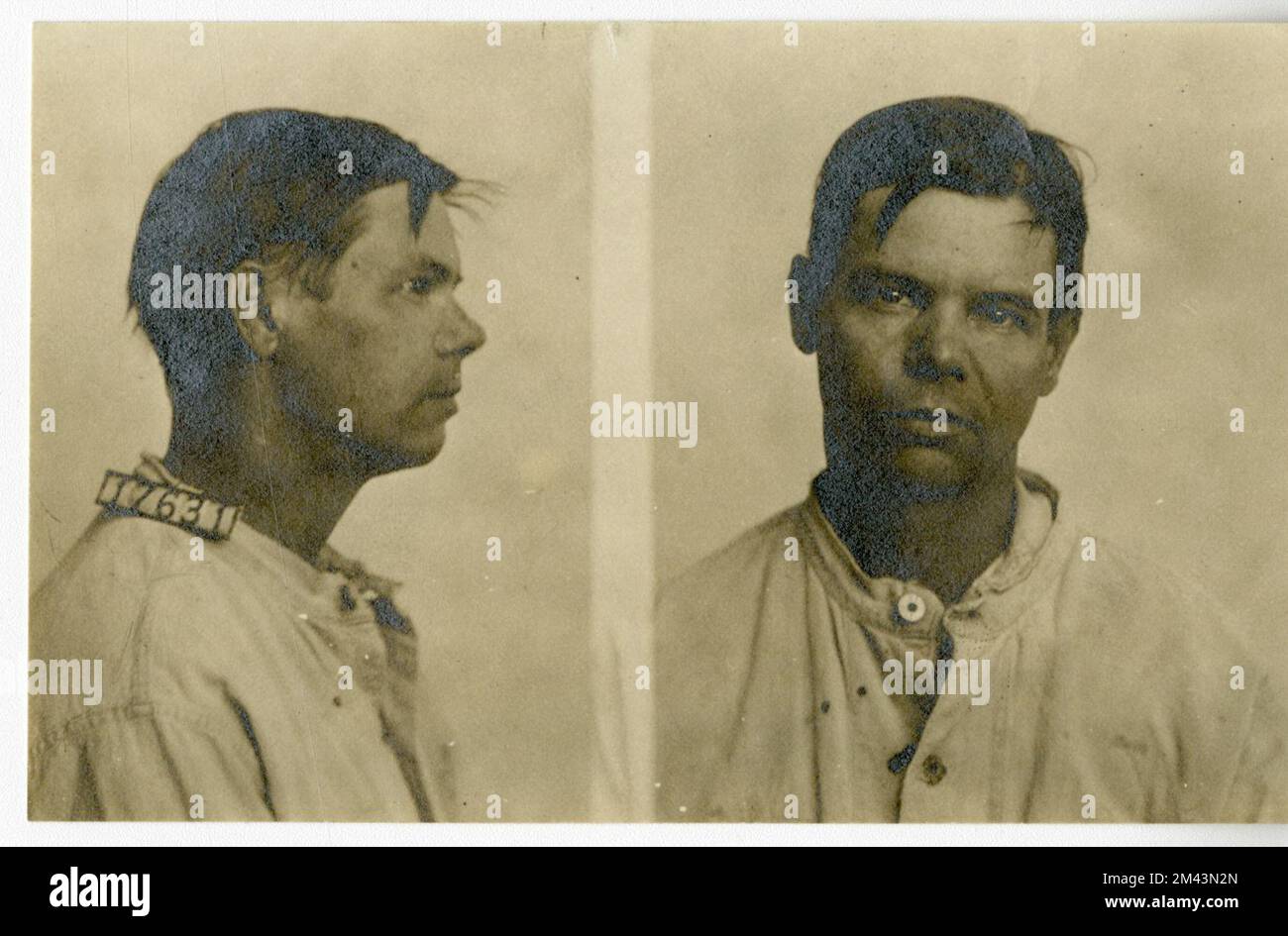 Photograph of George Adkins. Bureau of Prisons, Inmate case files Stock ...