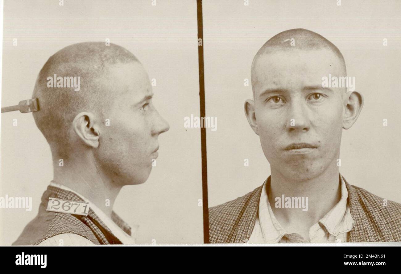 Photograph of Albert Allison. Bureau of Prisons, Inmate case files Stock Photo - Alamy